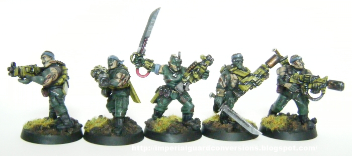 Imperial Guard Hobby: Catachan Earthsharks Veterans and Grenadiers