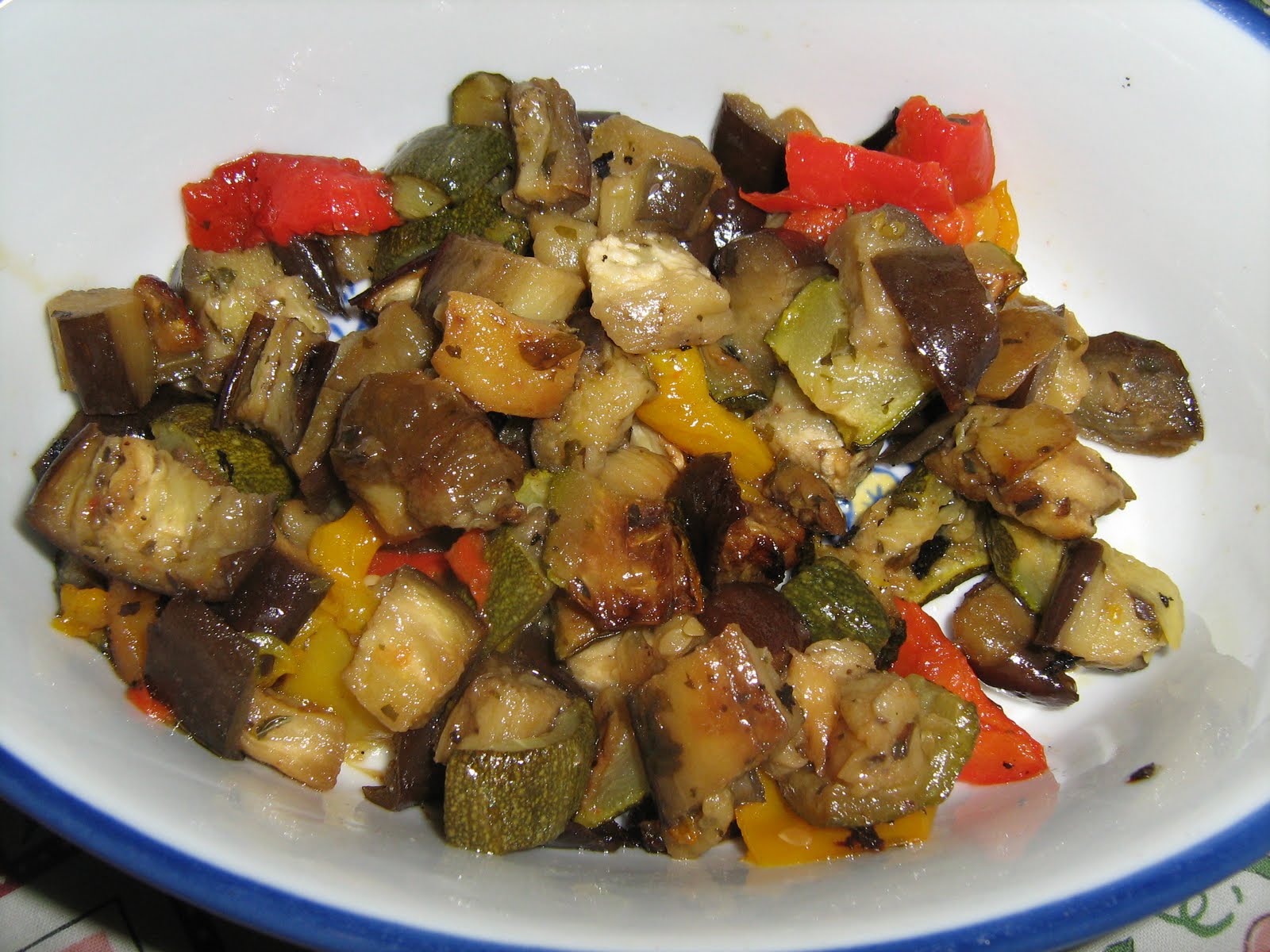 Contorni: Verdure miste al forno