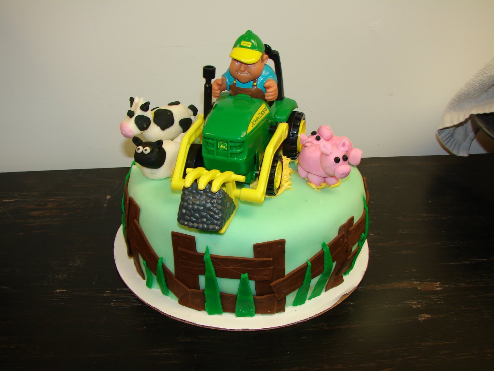 Heather's Creations: Farm tractor cake