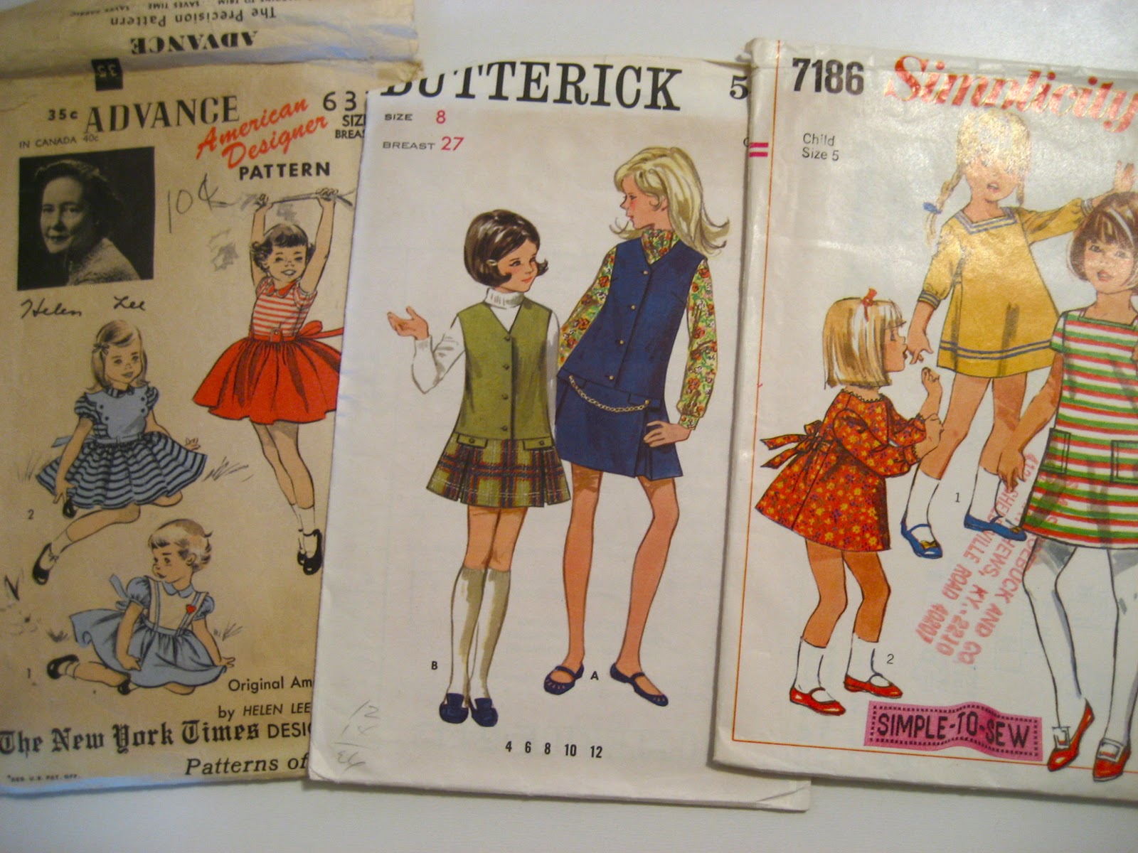 a little gray: Vintage Kids Patterns