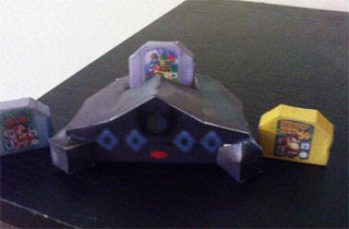 Nintendo 64 Console Papercraft (Black) ~ Paperkraft.net - Free ...