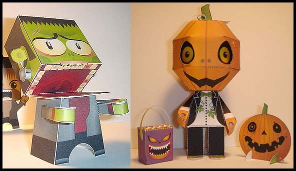 Halloween Papercraft Frankenstein Pumpkinhead Paperkraft halloween-papercraft-frankenstein-pumpkinhead-paperkraft