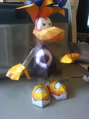 Rayman Papercraft ~ Paperkraft.net - Free Papercraft, Paper Model ...