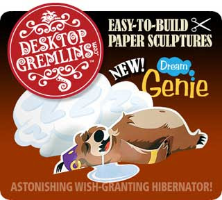 Papercraft - Desktop Gremlin - Dream Genie - Papercraft4u | Free ...
