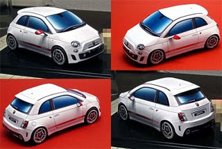 Abarth 500 Car Papercraft (Fiat 500) ~ Paperkraft.net - Free Papercraft ...
