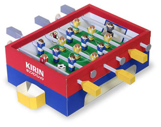 Foosball Papercraft (Table Football) ~ Paperkraft.net - Free Papercraft ...