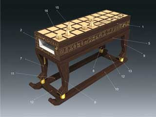 Senet Papercraft (Board Game) ~ Paperkraft.net - Free Papercraft, Paper ...