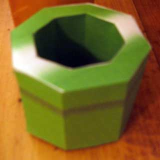 Super Mario - Warp Pipe Papercraft ~ Paperkraft.net - Free Papercraft ...