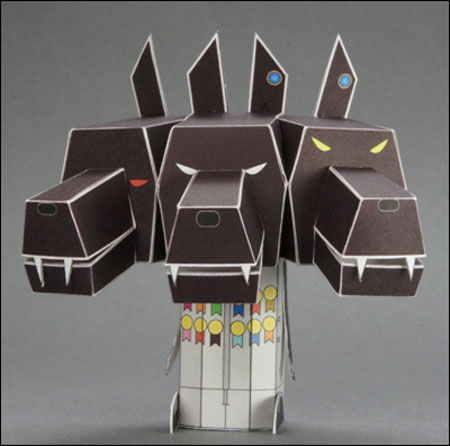 Papercraft - Cerberus - Papercraft4u | Free Papercrafts, Paper Toys ...