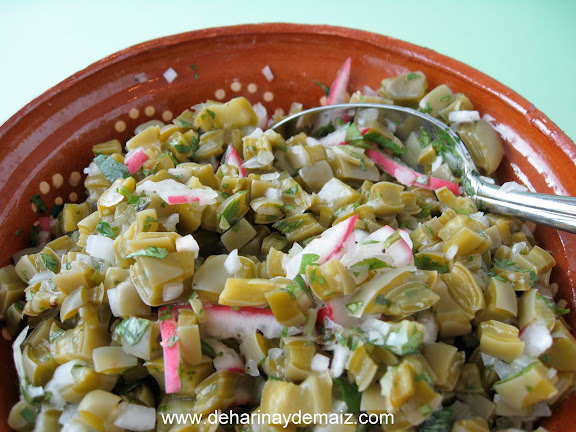 DE HARINA Y DE MAIZ: Ensalada de Nopales con Rábanos