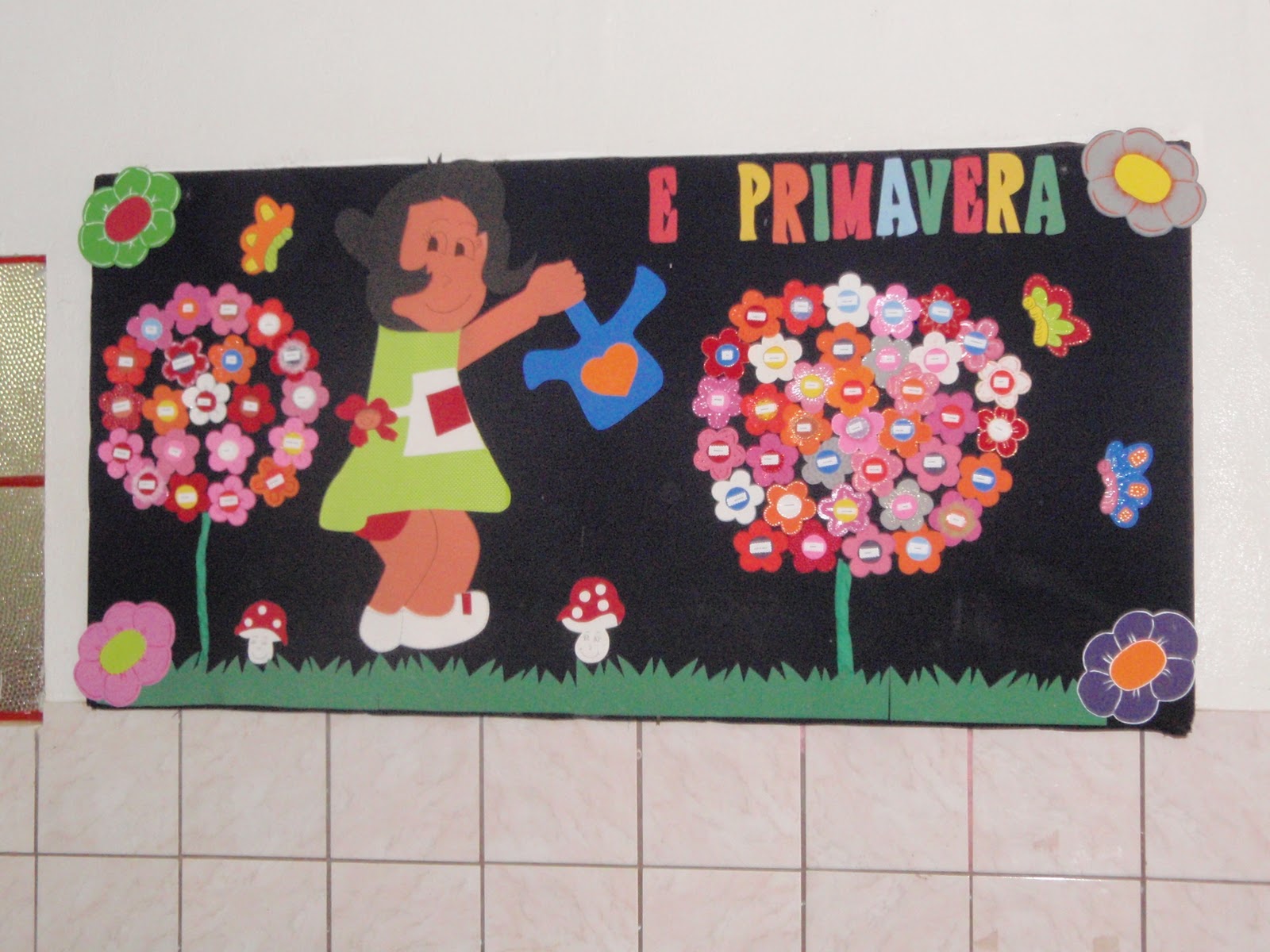 Cintia Art's: Mural da Primavera
