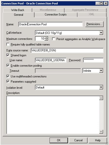 Obiee Working With Connection Pools In The Admin Tool