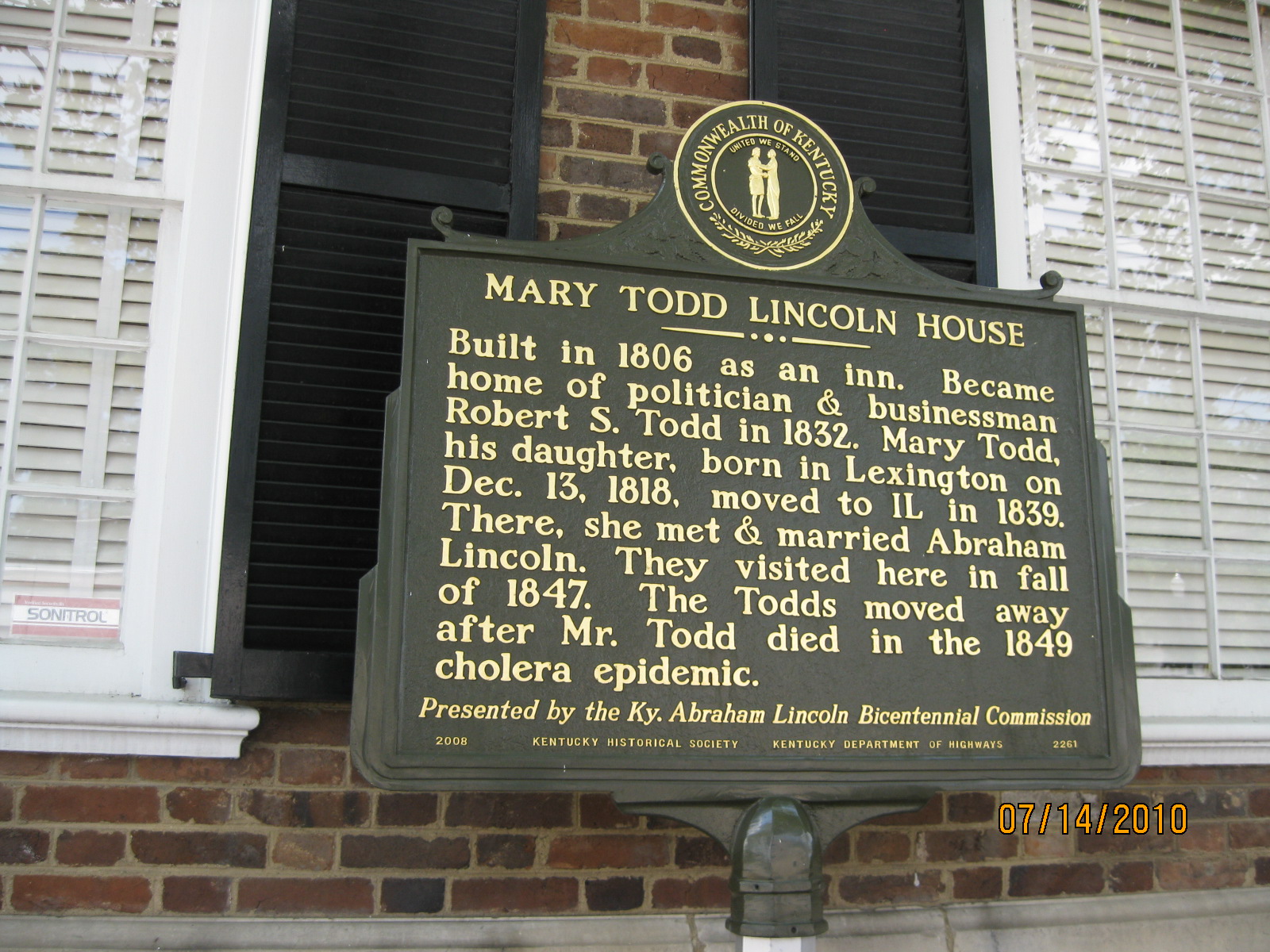 Craddock Times: Mary Todd Lincoln House