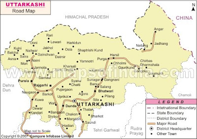 Villages and towns of Uttaranchal: Uttaranchal Town - Uttarkashi
