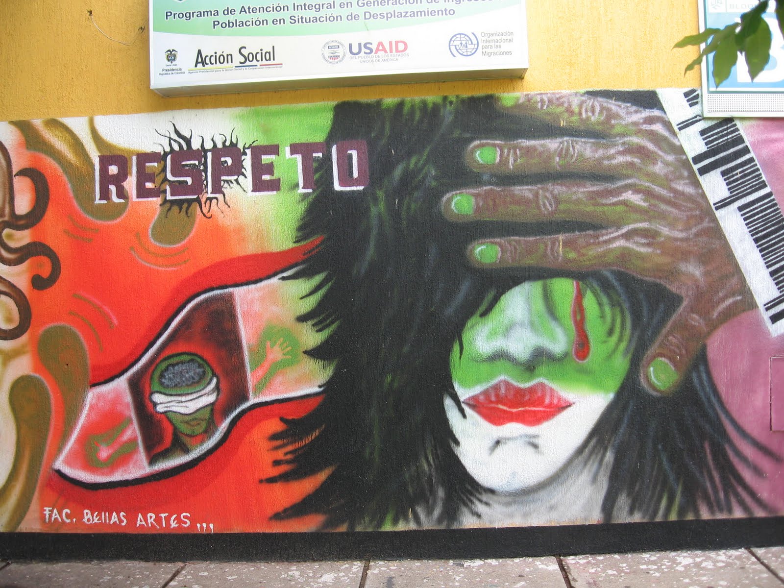 conoce tu upc: Mural... Respeto.