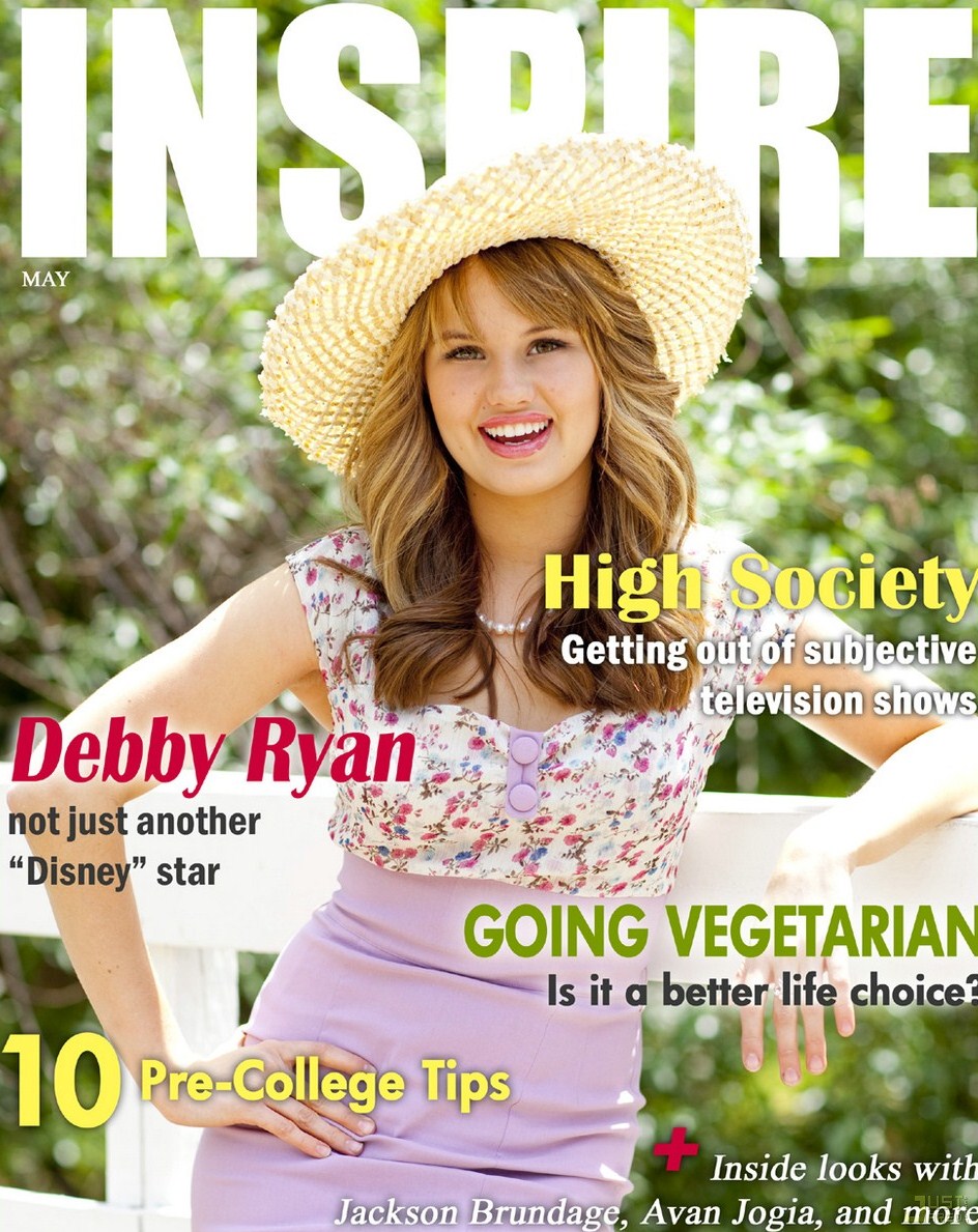 TeenCelebBuzz: Debby Ryan Covers Inspire Teen