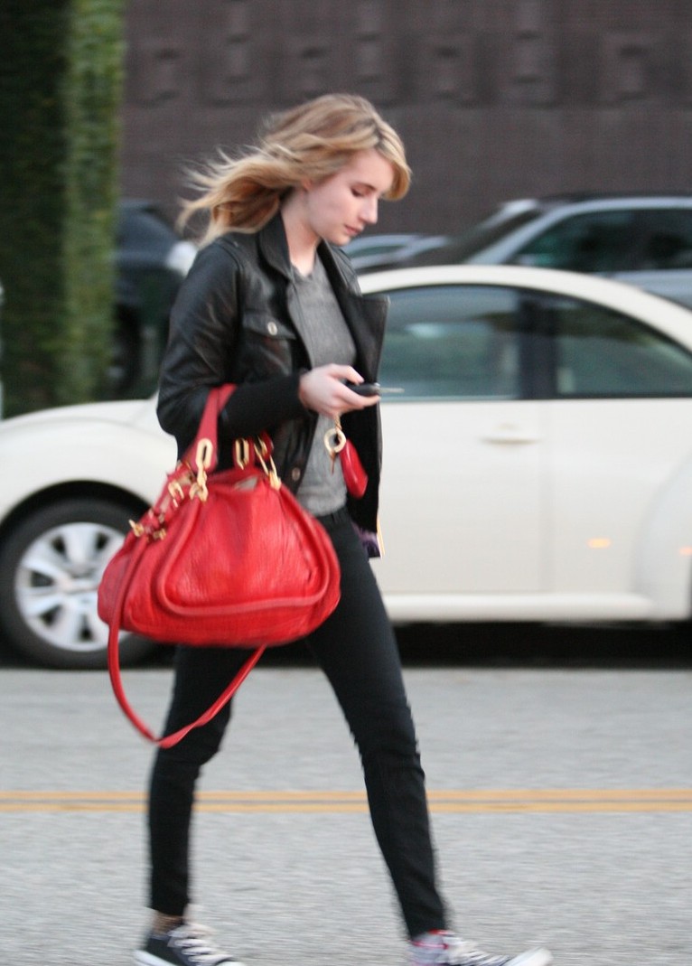 Justin Bieber Tattoos: Emma Roberts: Busy In Beverly Hills