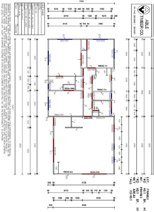 DAMIAN WAIPOURI: Pre-Nail Wall Plan