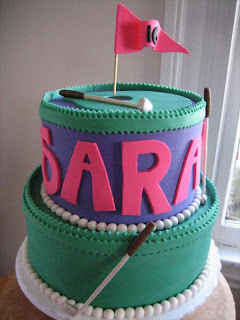 Kakes by Klassic: Sweet 16 golf lovers cake