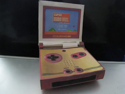 BLACK-FX: Gameboy Advance SP Famicom style PAPERCRAFT