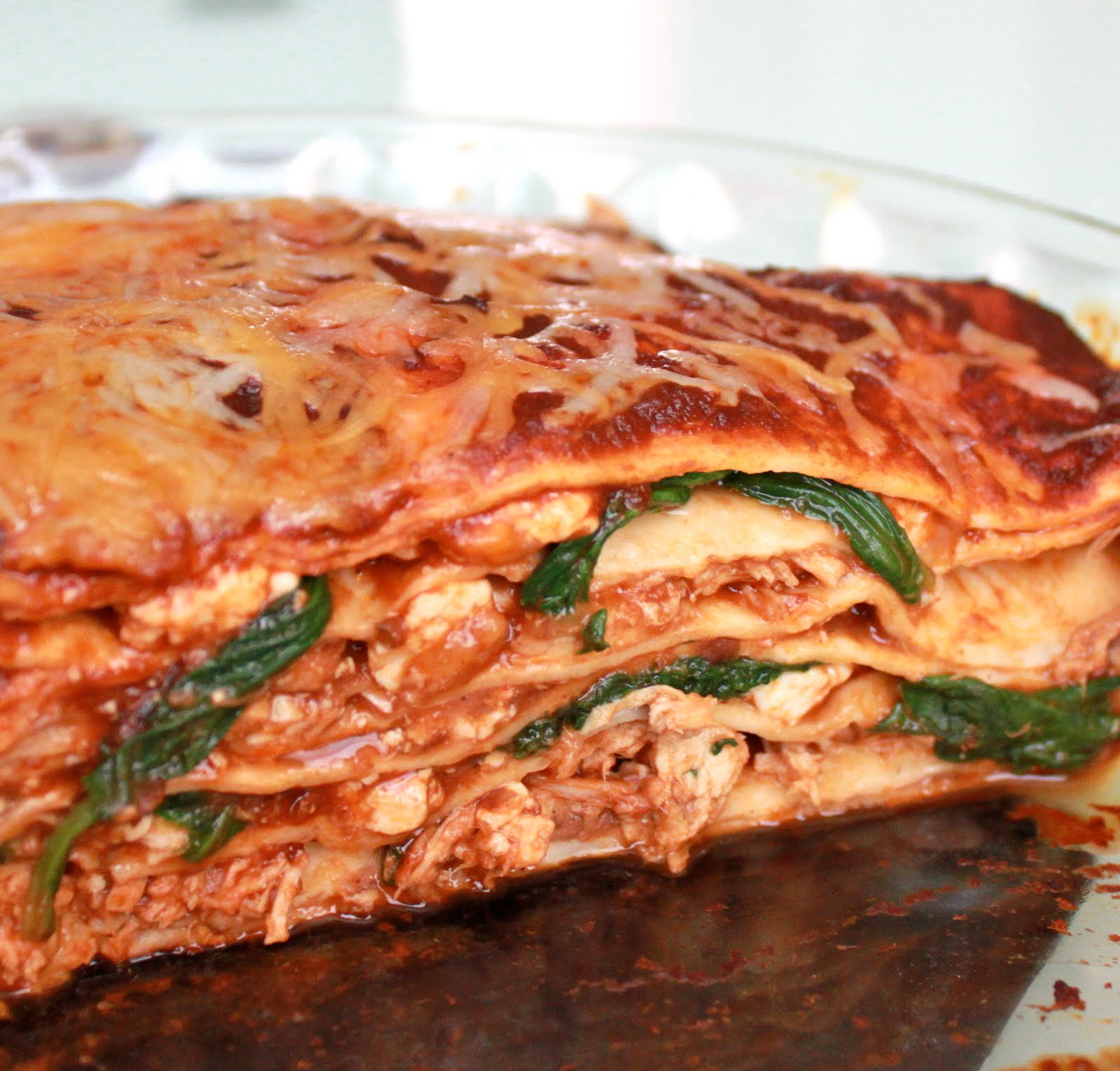 everywhere orange: Enchilada Lasagna