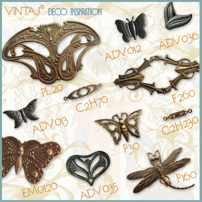 Art Bead Scene Blog: Vintaj Art Deco