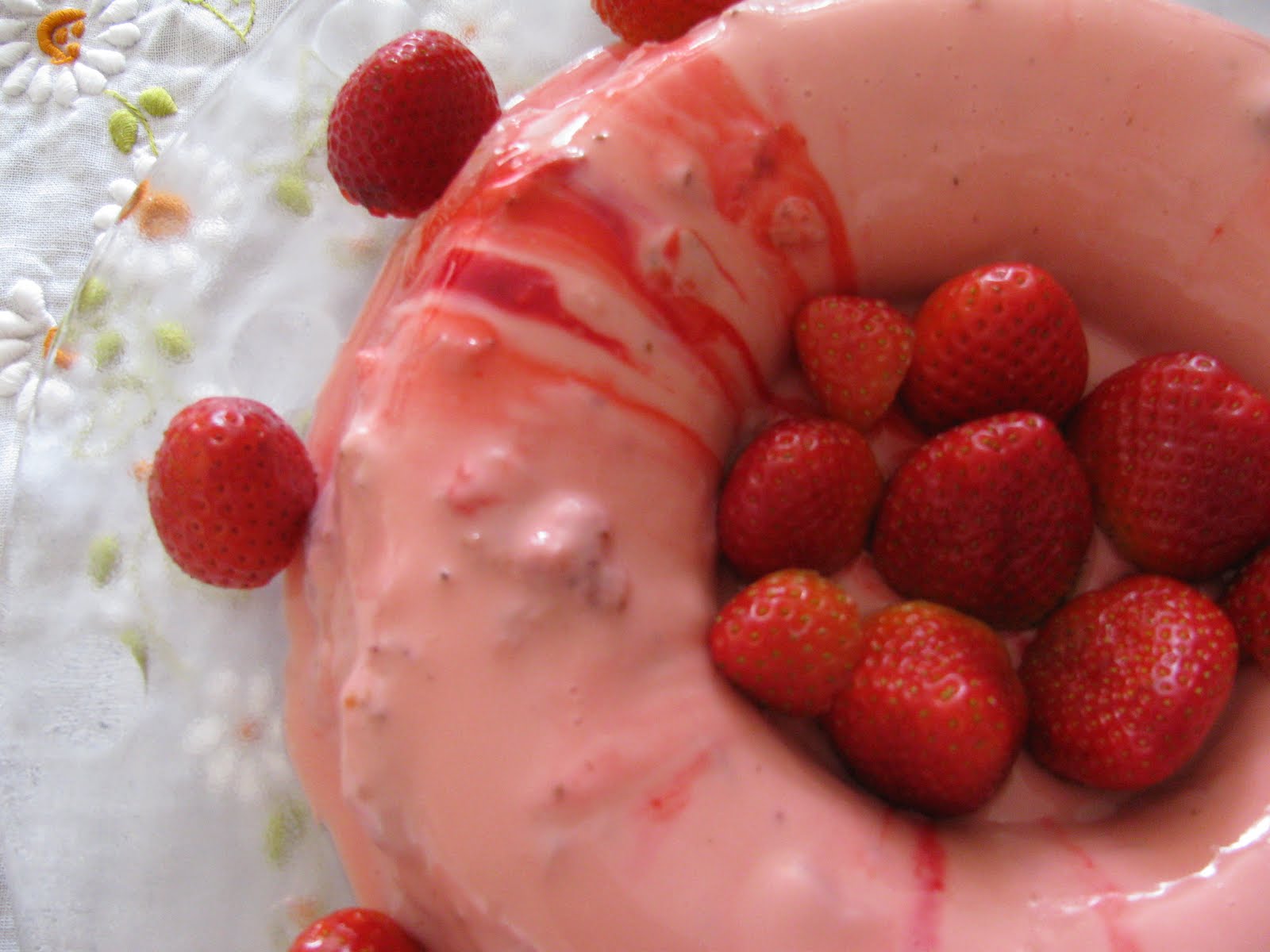 Flavitcha: Bavarois de Morango/Strawberry Bavarois