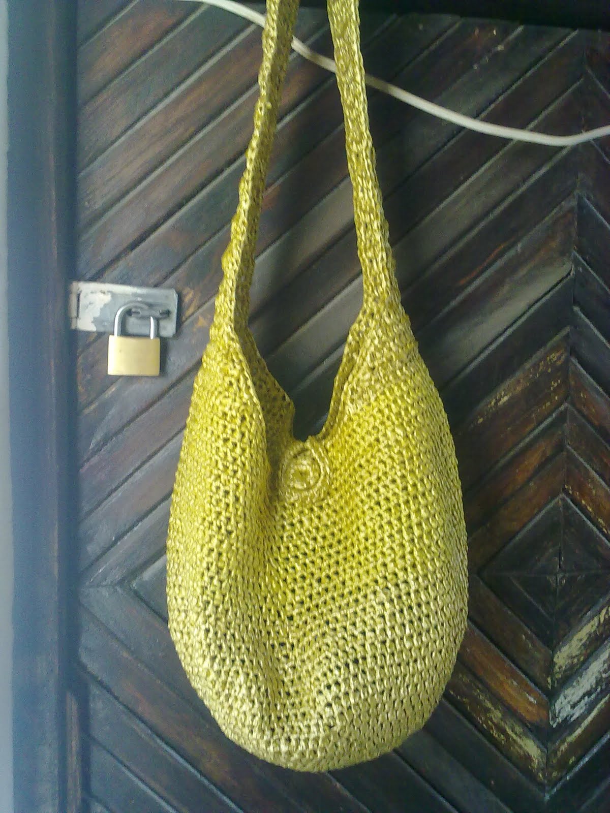 Creando cosas nuevas: Bolsa de Rafia