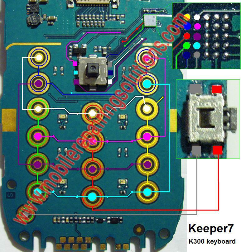 Mobile Repairing Solutions: Sony Ericsson K300 Keypad Ways / Jumpers ...