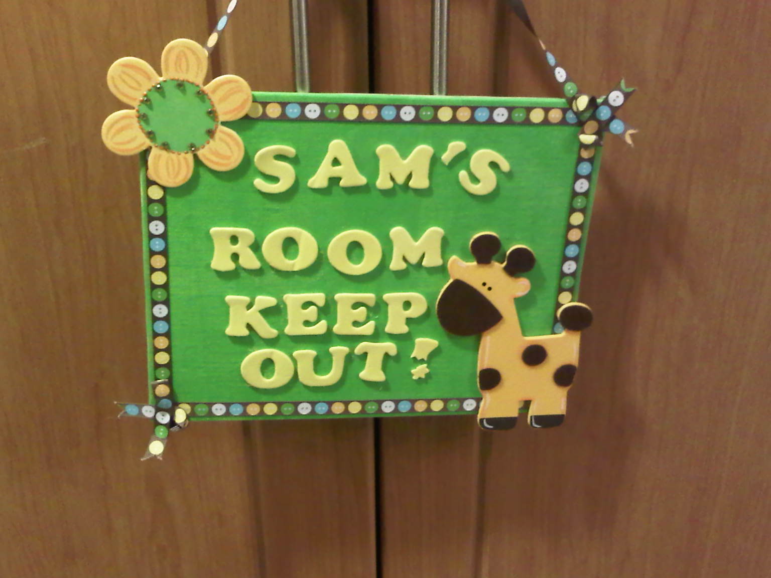 Personalized door signs for children!