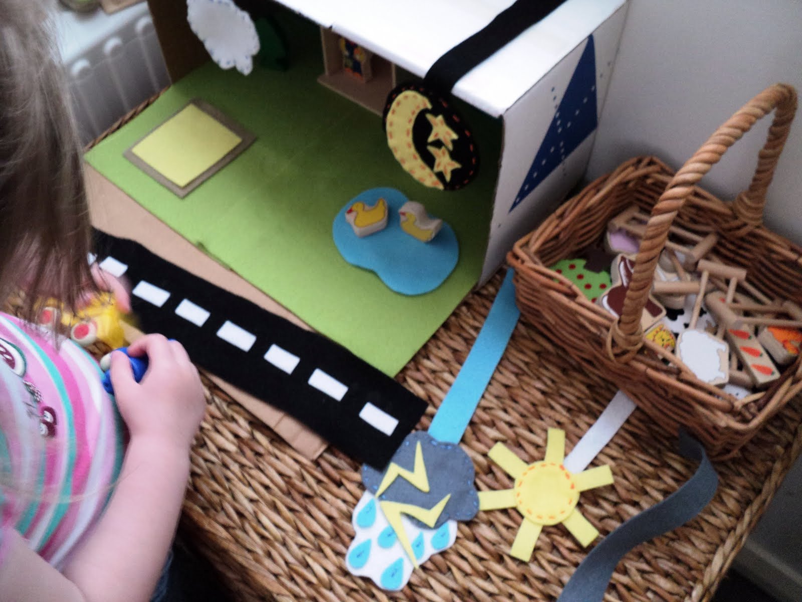 A Little Learning For Two: Weather Changing Diorama