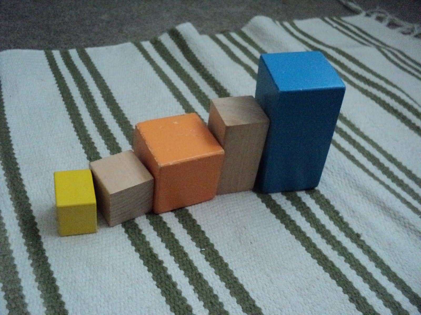 A Little Learning For Two: Block Play - Tall and Short