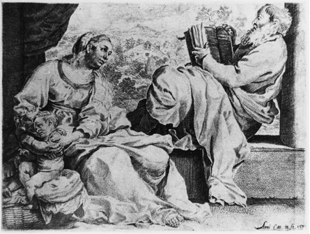 Annibale Carracci's 'Holy Family'. Images