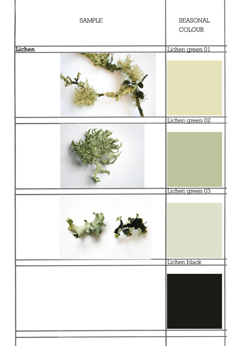 Planet Sam: Colour from the Season - Lichen Greens