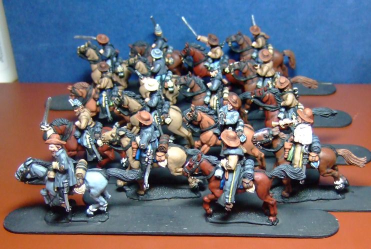 MacPhee's Miniature Men: ACW Commission: Confederate Mounted Cavalry