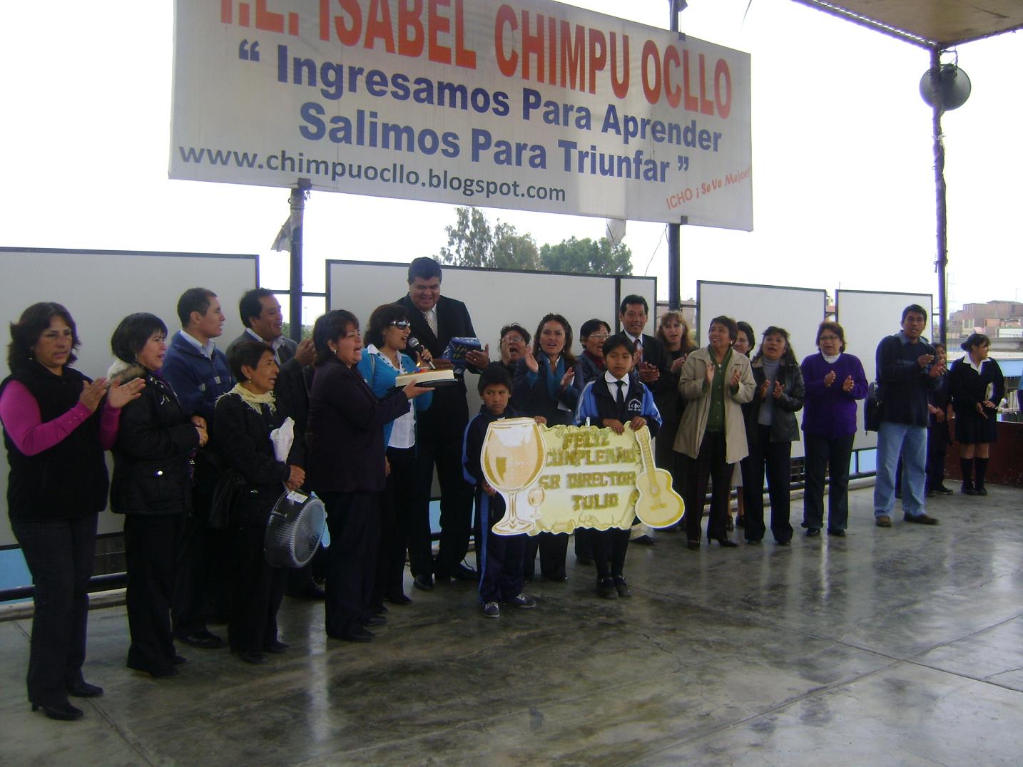 I.E " ISABEL CHIMPU OCLLO " S.M.P: CEREMONIA ESPECIAL