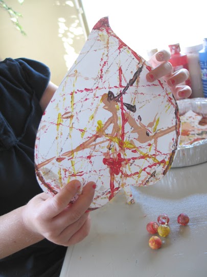 Inspiring Ideas with artist Jeanne Winters: Kids Craft - Marble Art ...