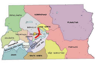 Samambaia na net!: Distância entre Samambaia e as outras cidades do DF