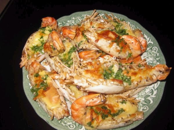 My Life: Baked Cheese Prawn Recipe(Big Head Freshwater Prawns)