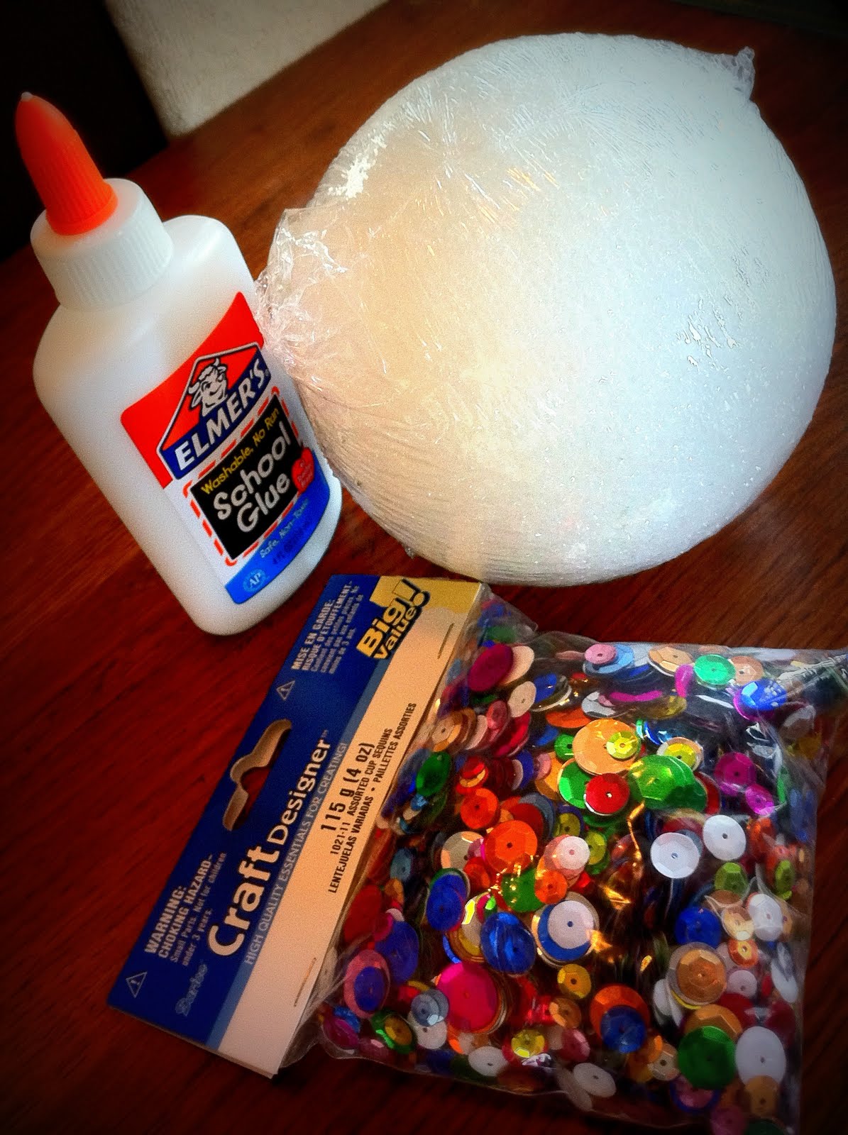 ...365 days of toddler fun...: 2011 Disco Ball Centerpiece