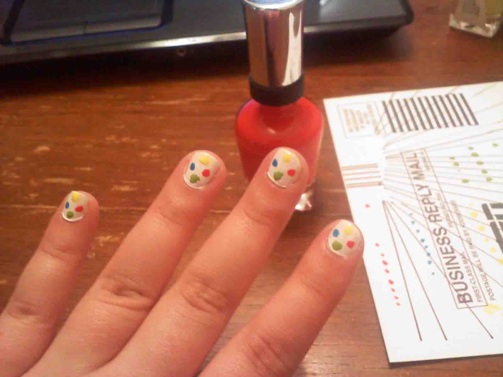 a Parallel of Latitude: Xbox Tribute- Nail Design