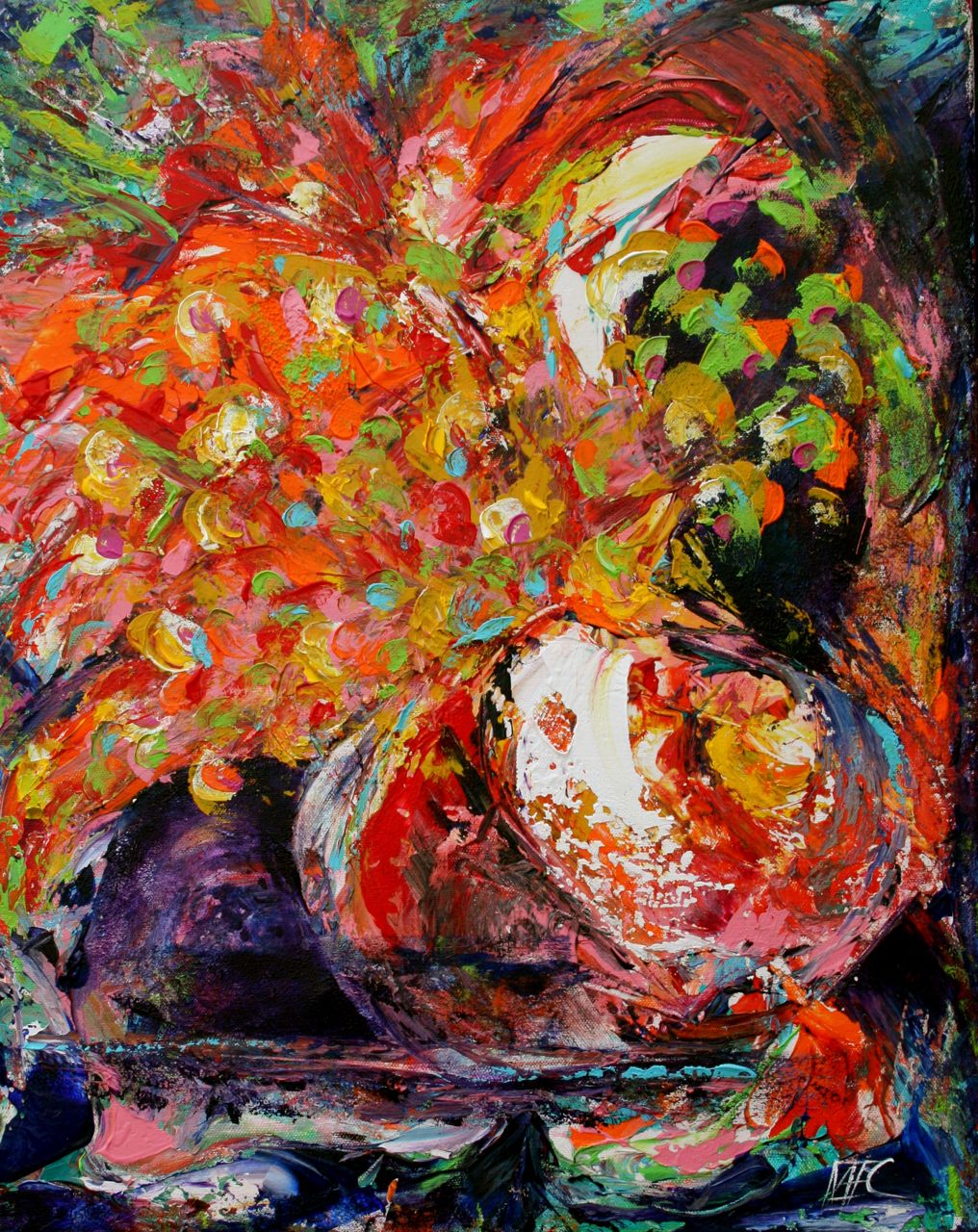 Elizabeth Chapman Art: "Calypso".... Modern Contemporary Painting by ...
