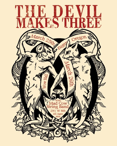The Art Of Sean Schock: Devil Makes Three Poster