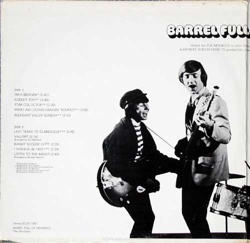 Colgems Records: New Upload - The Monkees "Barrel Full of Monkees" (The ...