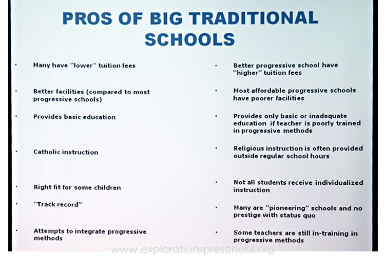 My Mom-Friday: A Closer Look at Progressive and Traditional School Settings