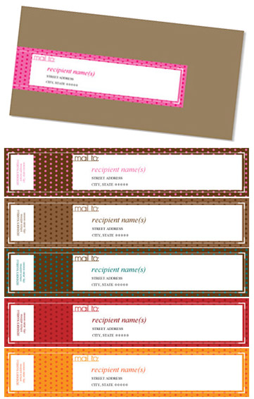 Apartment 528: Easy DIY: Wrap-around Mailing Labels