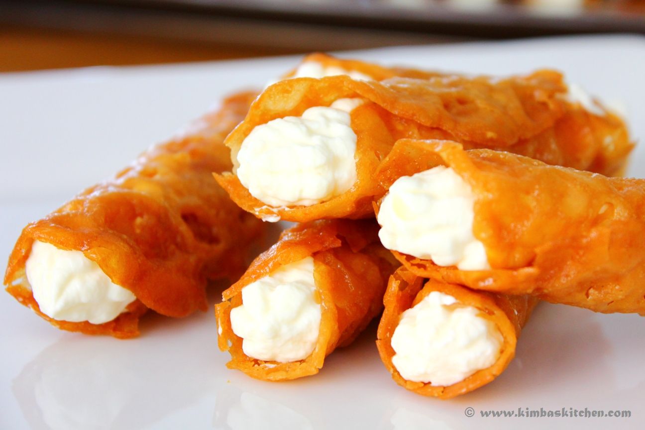 Desserts: Brandy Snaps