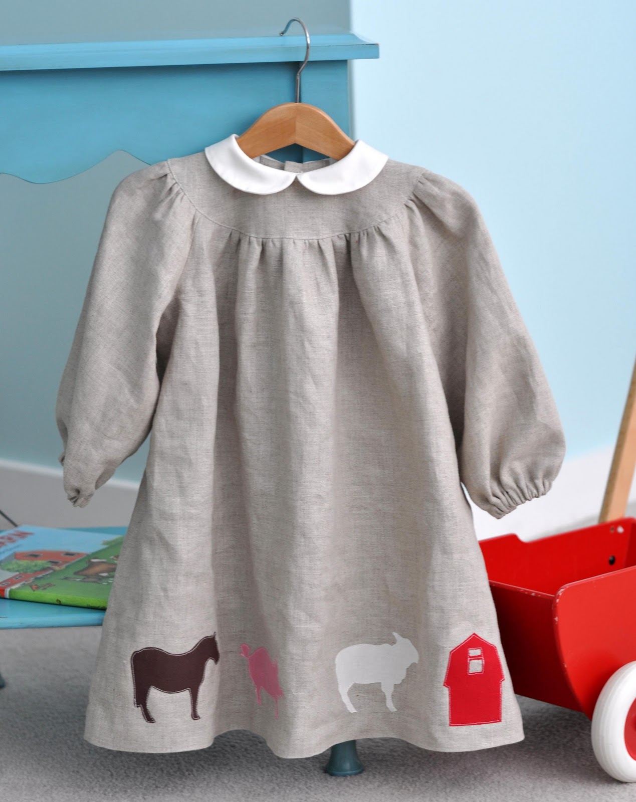 Aesthetic Nest: Sewing: Modern Farm Birthday Dress