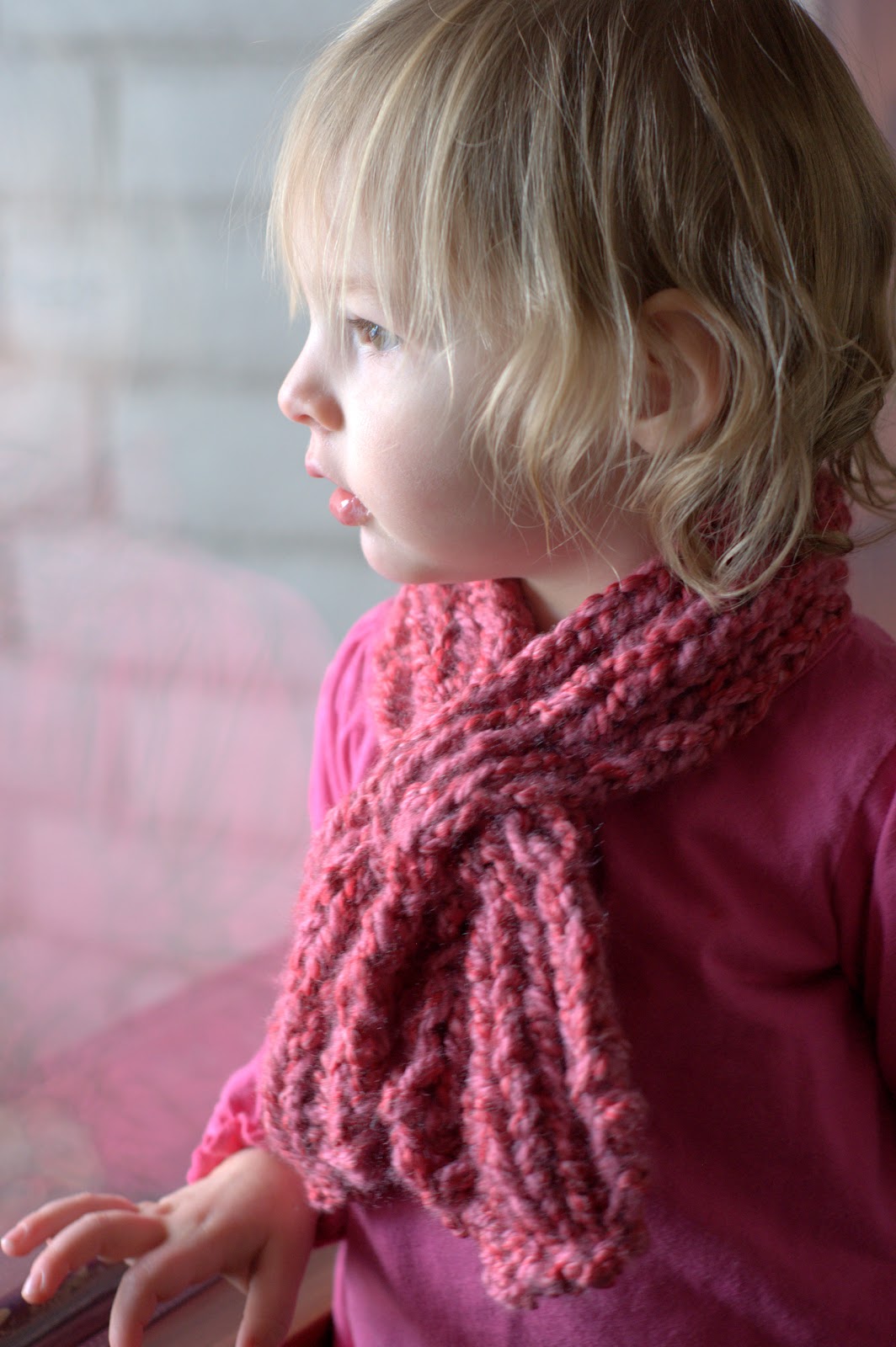 Aesthetic Nest: Knitting: Looped Scarflette Pattern
