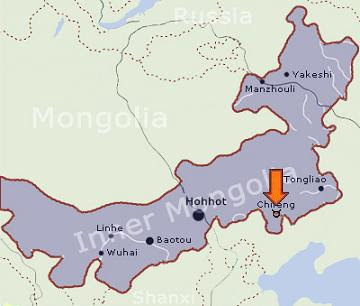 Con el corazón en China: Chifeng City CWI (Inner Mongolia)